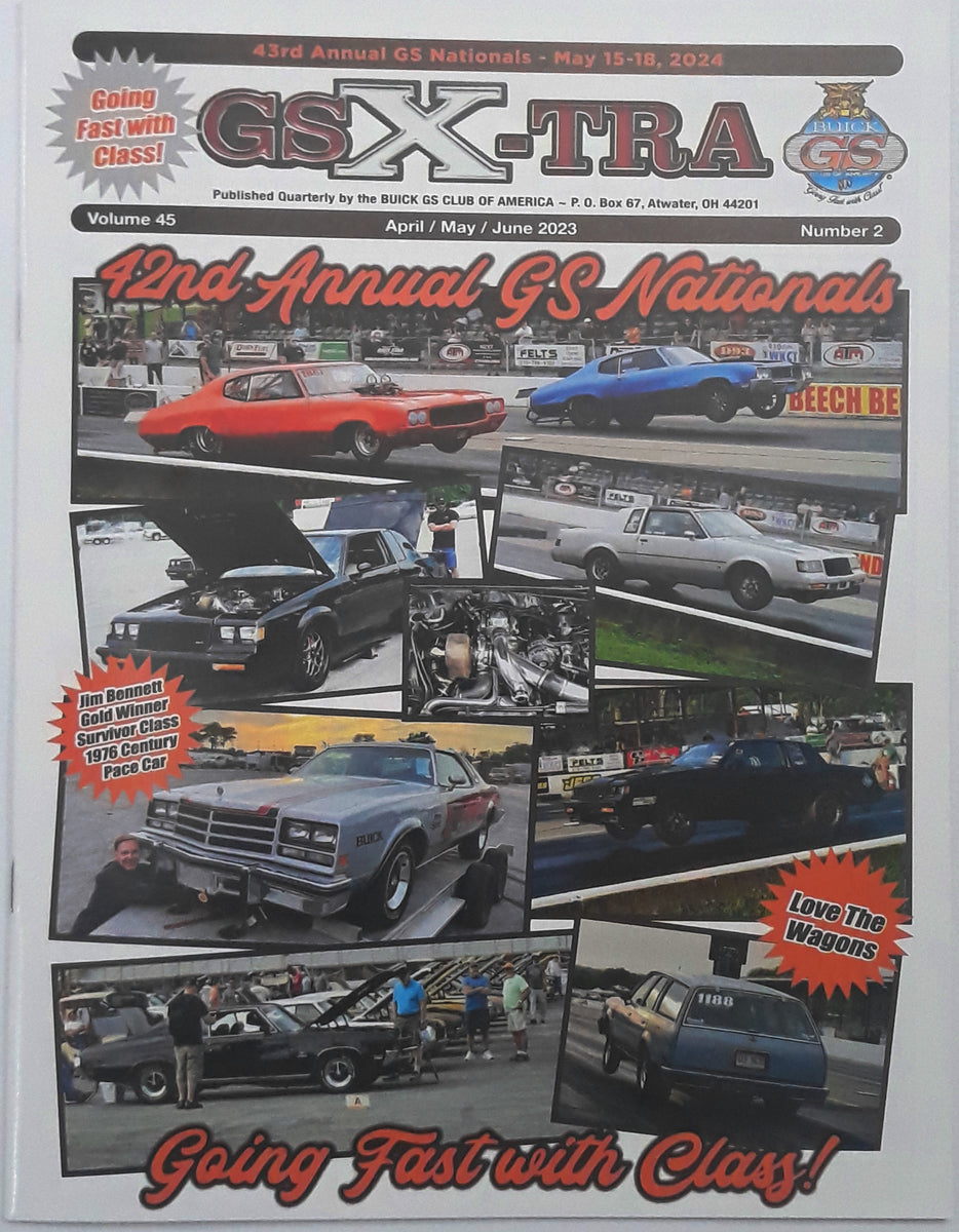 GS Nationals Anniversary DOUBLE sized Issues – Buick GSCA
